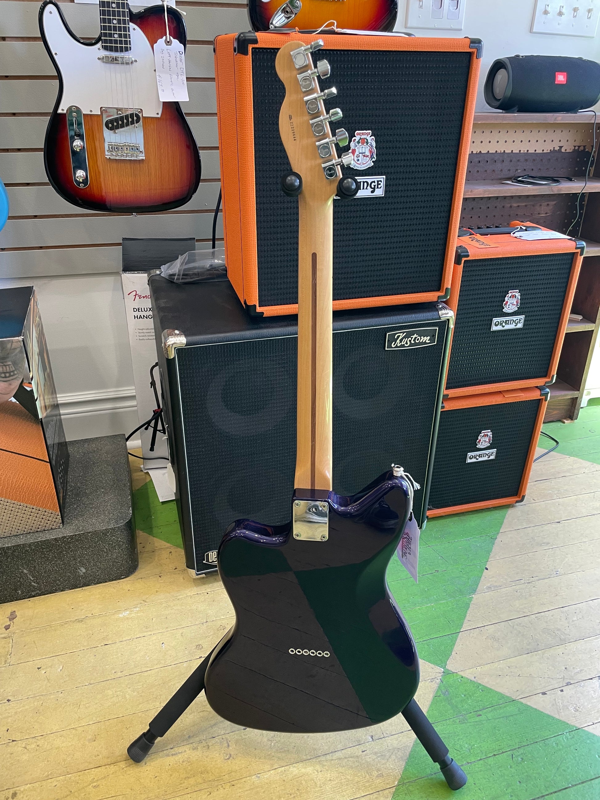 Telemaster Custom Electric Guitar – Candy Purple Mahogany Offset (Used ...